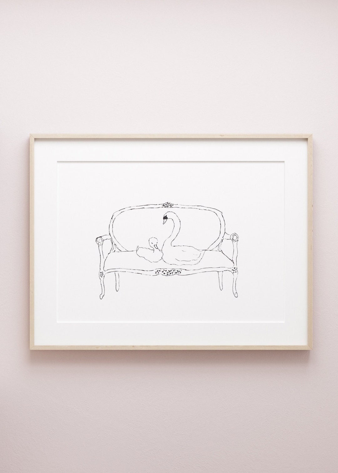 Swan Print Nursery Decor, Swan Decor, Swan Nursery Print, Swan Nursery ...