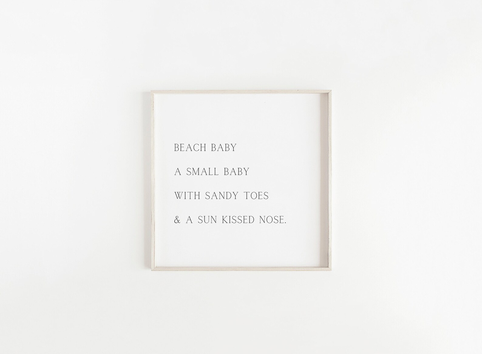 Beach Baby Beach Nursery Decor Beach Nursery Print | Etsy