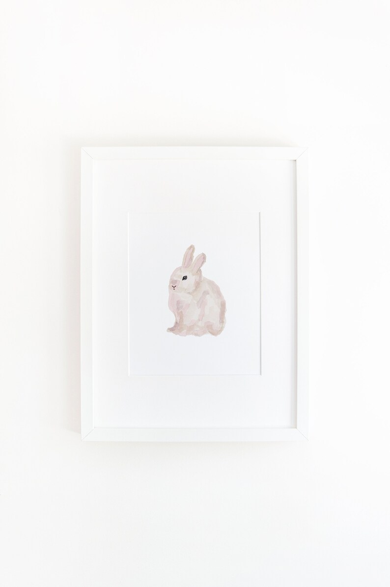 Bunny Nursery Nursery Decor Bunny Nursery Art Woodland | Etsy