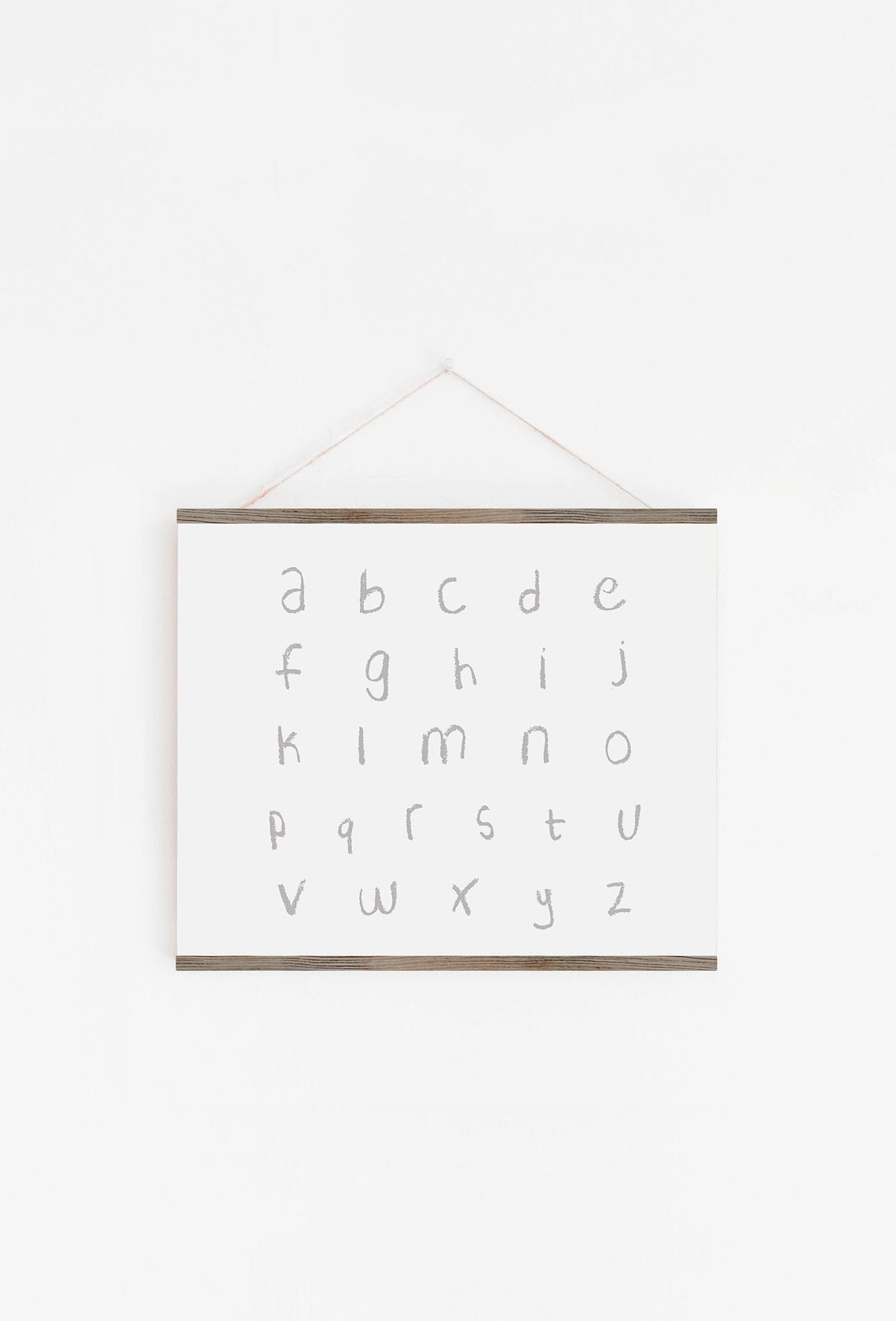 Neutral Alphabet Poster Alphabet Print Alphabet Printable | Etsy