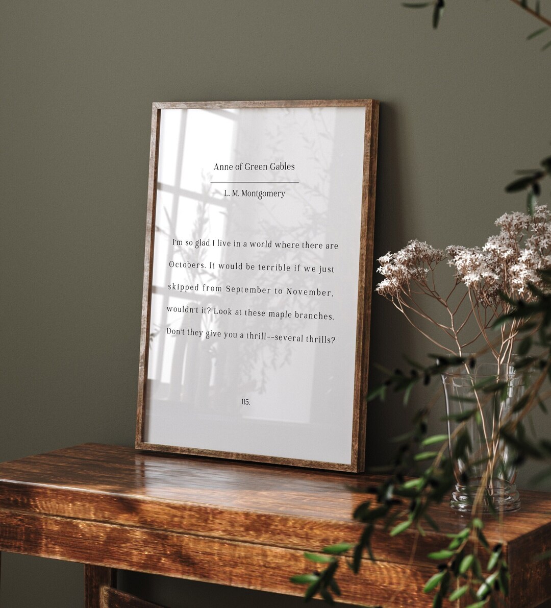 Anne of Green Gables, Fall Prints, Fall Printables, Im so Glad I Live ...