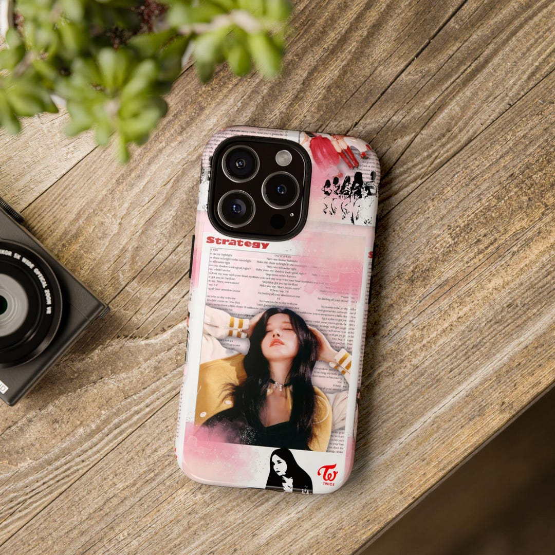 Twice Mina Strategy Photo Card Inspired Tough Phone Case, Kpop Merch ...