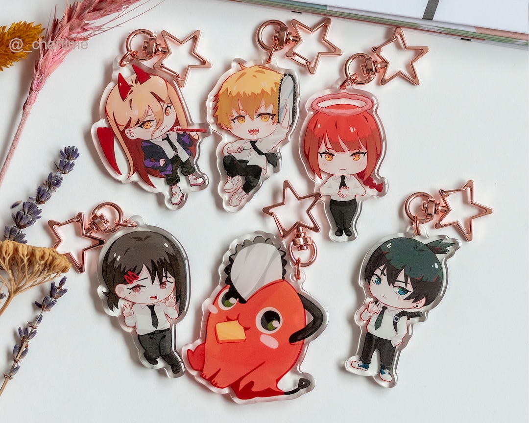 CSM Acrylic Keychain / Keycharm / Key Ring / Chainsaw Anime Merch - Etsy