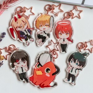 CSM Acrylic Keychain / Keycharm / Key Ring / Chainsaw Anime Merch - Etsy