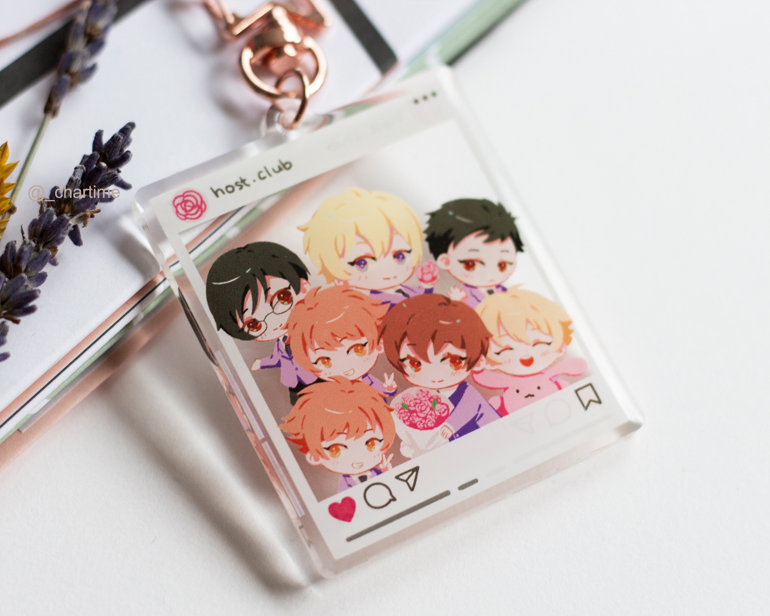 Ouran Acrylic Keychain / Keycharm / Key Ring / Ouran High School Host ...