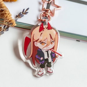 CSM Acrylic Keychain / Keycharm / Key Ring / Chainsaw Anime Merch - Etsy
