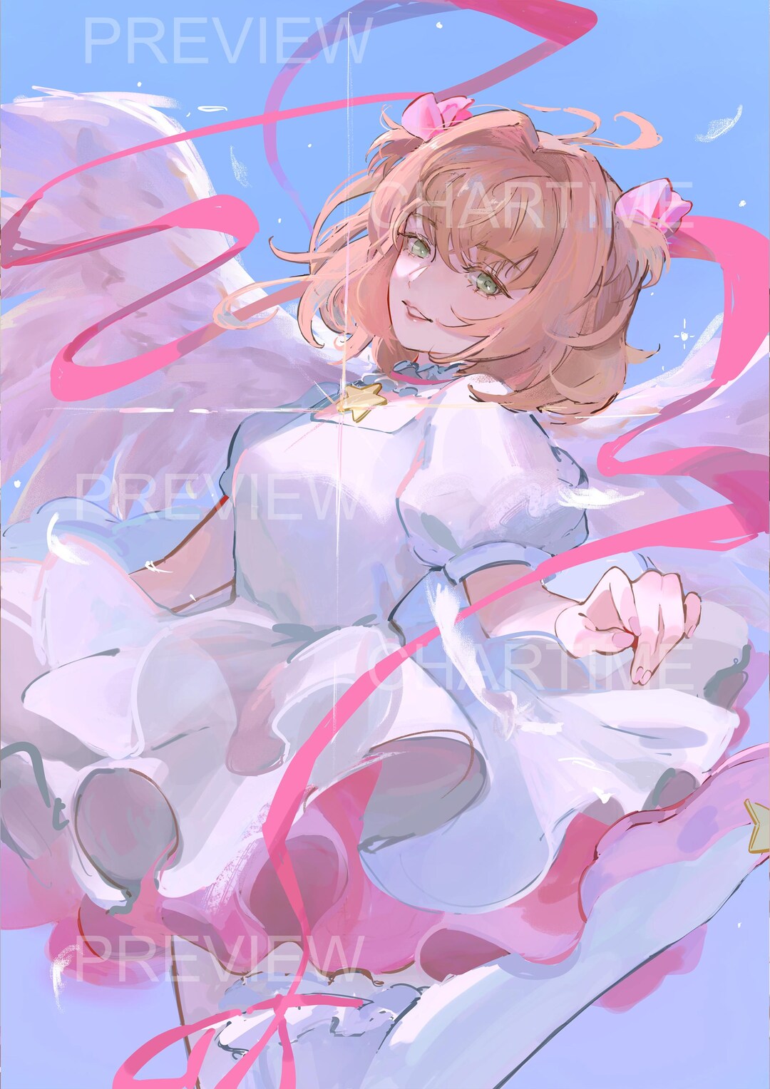 Art Print / Cardcaptor Sakura / Sakura Kinomoto / Magical Girl - CCS ...