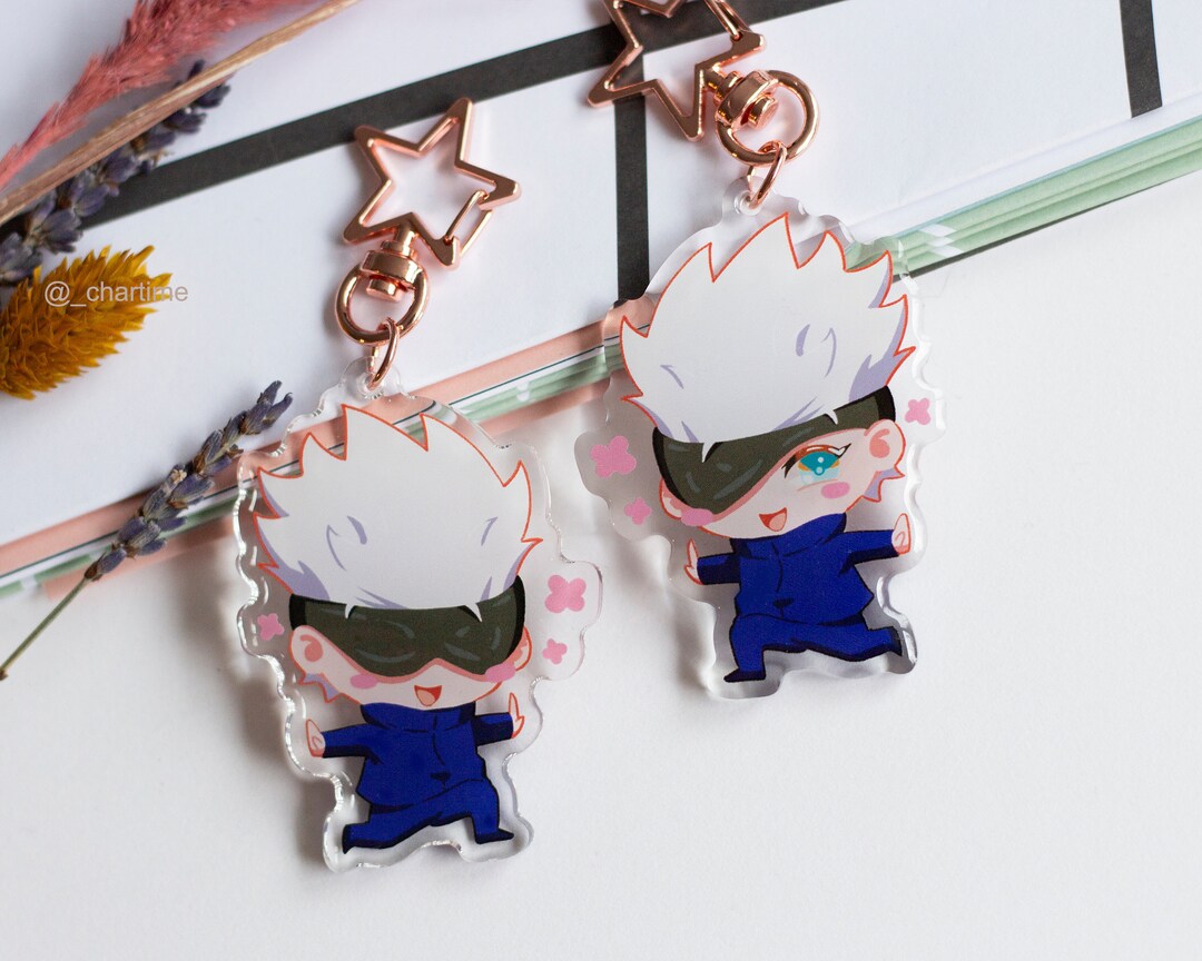 JJK Acrylic Keychain / Keycharm / Key Ring / Gojo / Anime Merch - Etsy