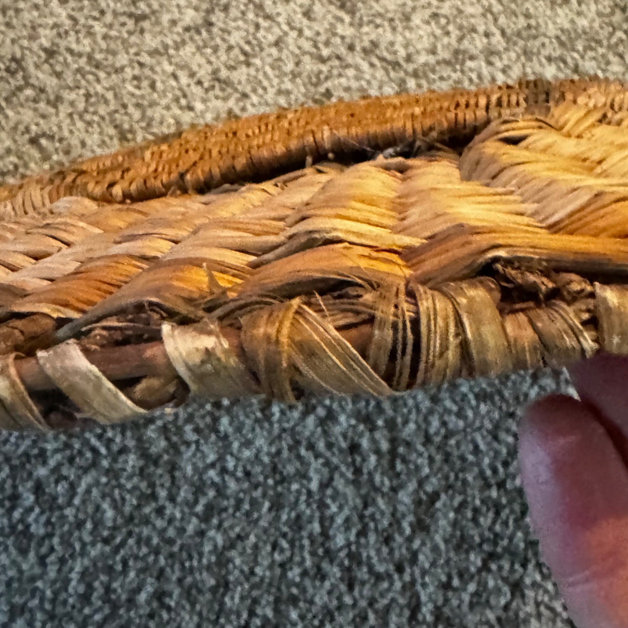 Vintage Native American HOPI 14 Basketweave Wall Plaque Polychrome - Etsy