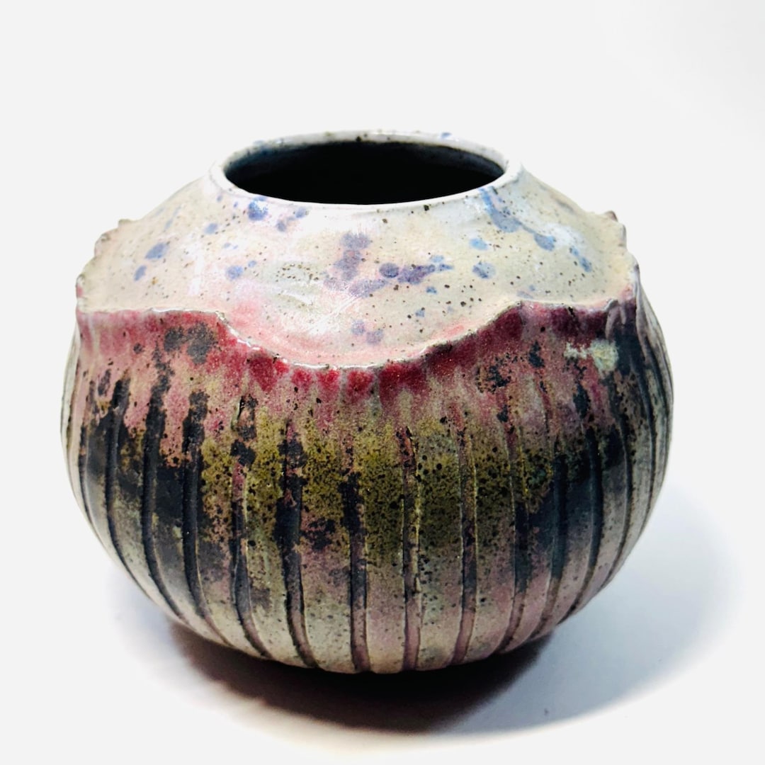 Vintage 1971 Penn Alps Pottery Vase STUNNING - Etsy