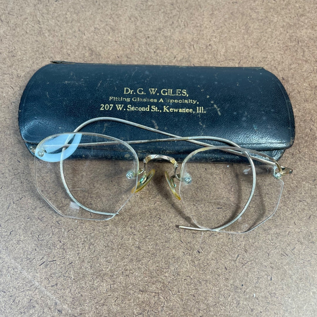 Vintage Antique Shuron Eyeglasses Frames Spectacles 12kt Gold Filled Etsy
