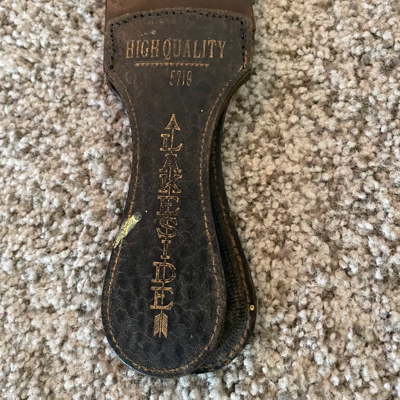 Vintage Quick Service LAKESIDE 5719 Leather Razor Strap Strop - Etsy