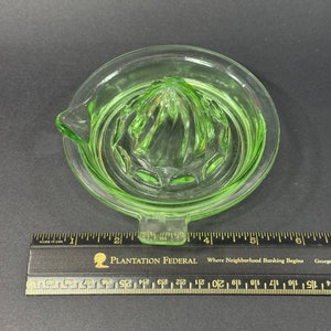 Vintage Uranium Glass Juice Reamer GLOWS - Etsy