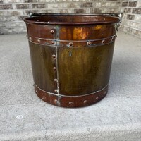 Mini Copper Bucket, Decorative Copper Vessel, Rustic Copper Decor ...