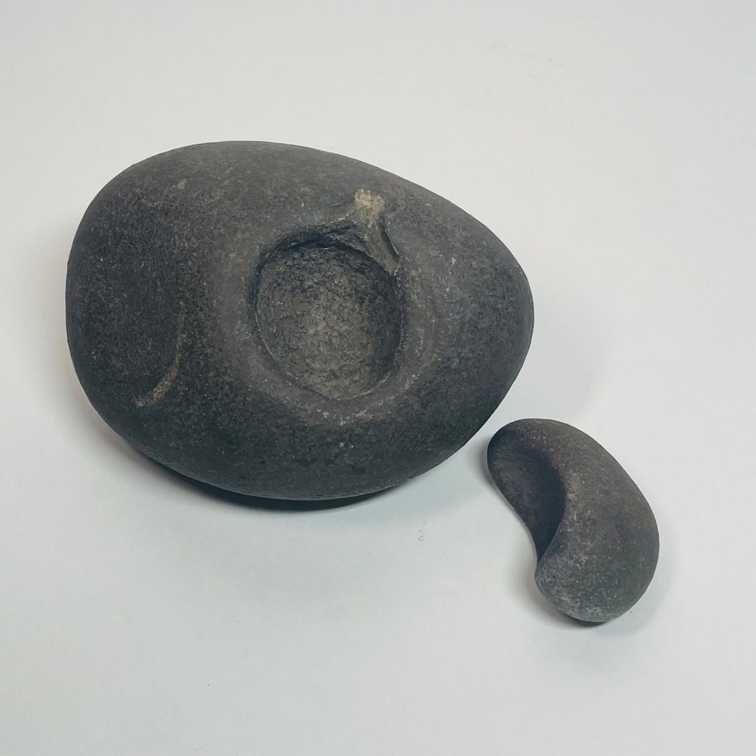 Antique Native American Stone Mortar and Pestle/scoop Relic - Etsy