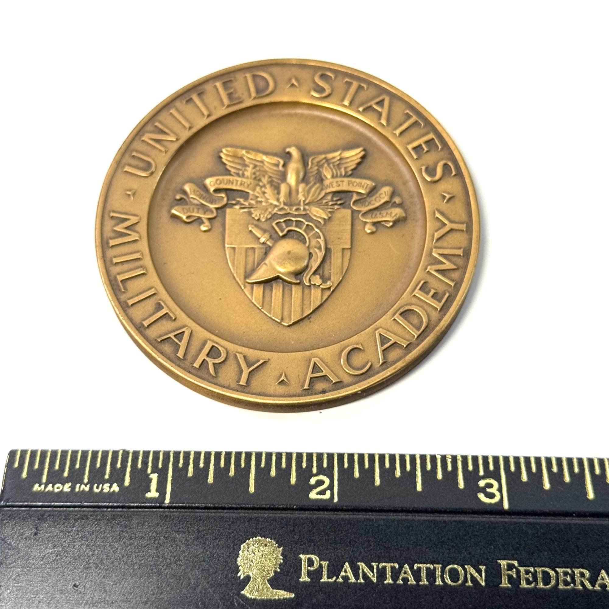 Vintage United States Military Academy Bronze Table Coin - Etsy
