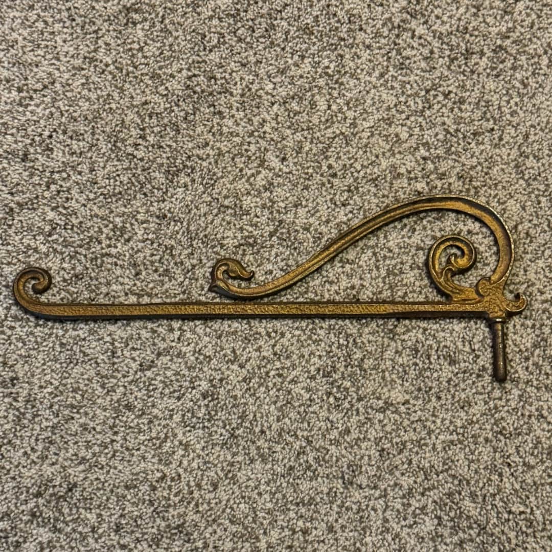 Vintage Scroll Swing Arm Curtain Rod or Plant Holder No Bracket - Etsy