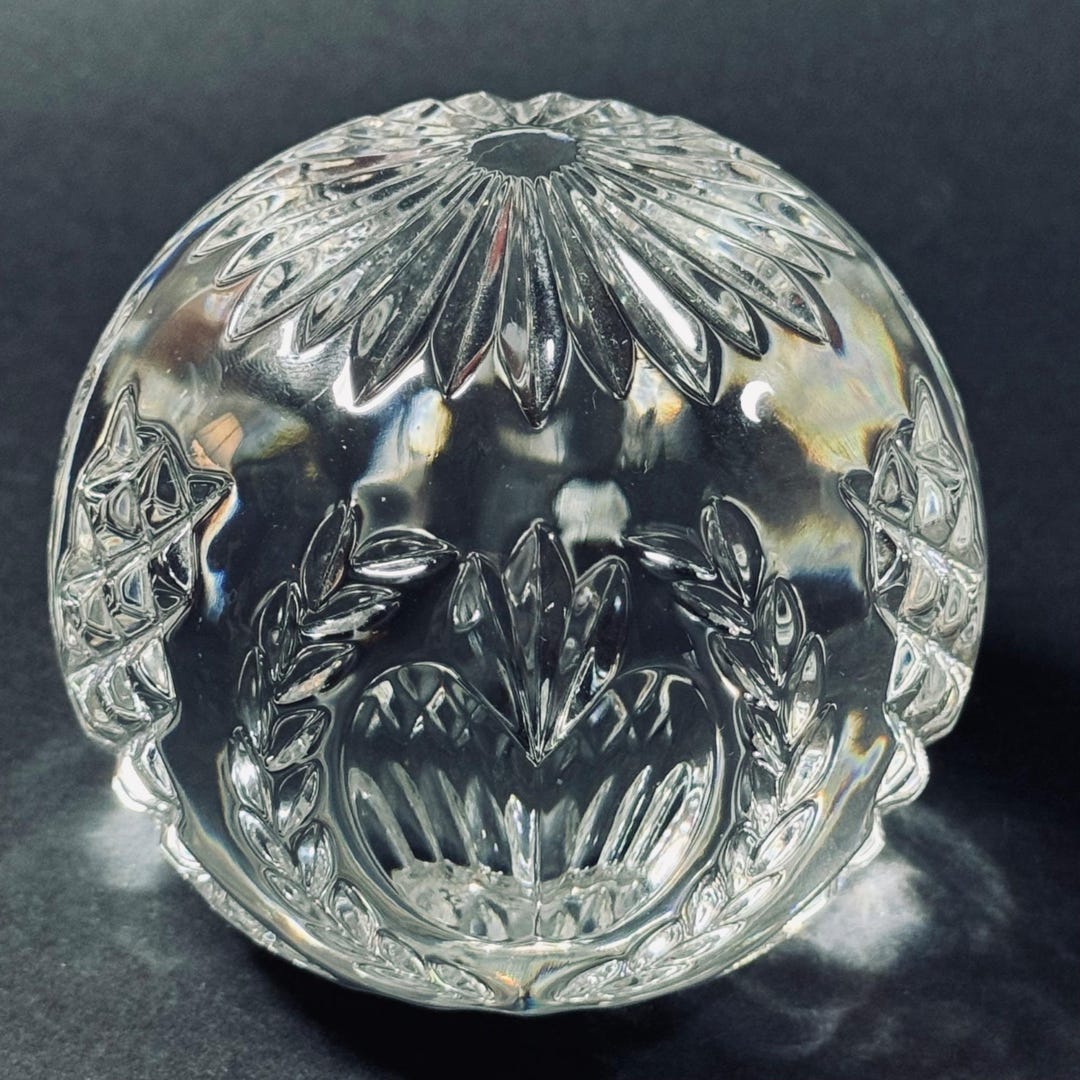 Vintage 2001 Waterford Times Square Crystal Glass Paperweight - Etsy