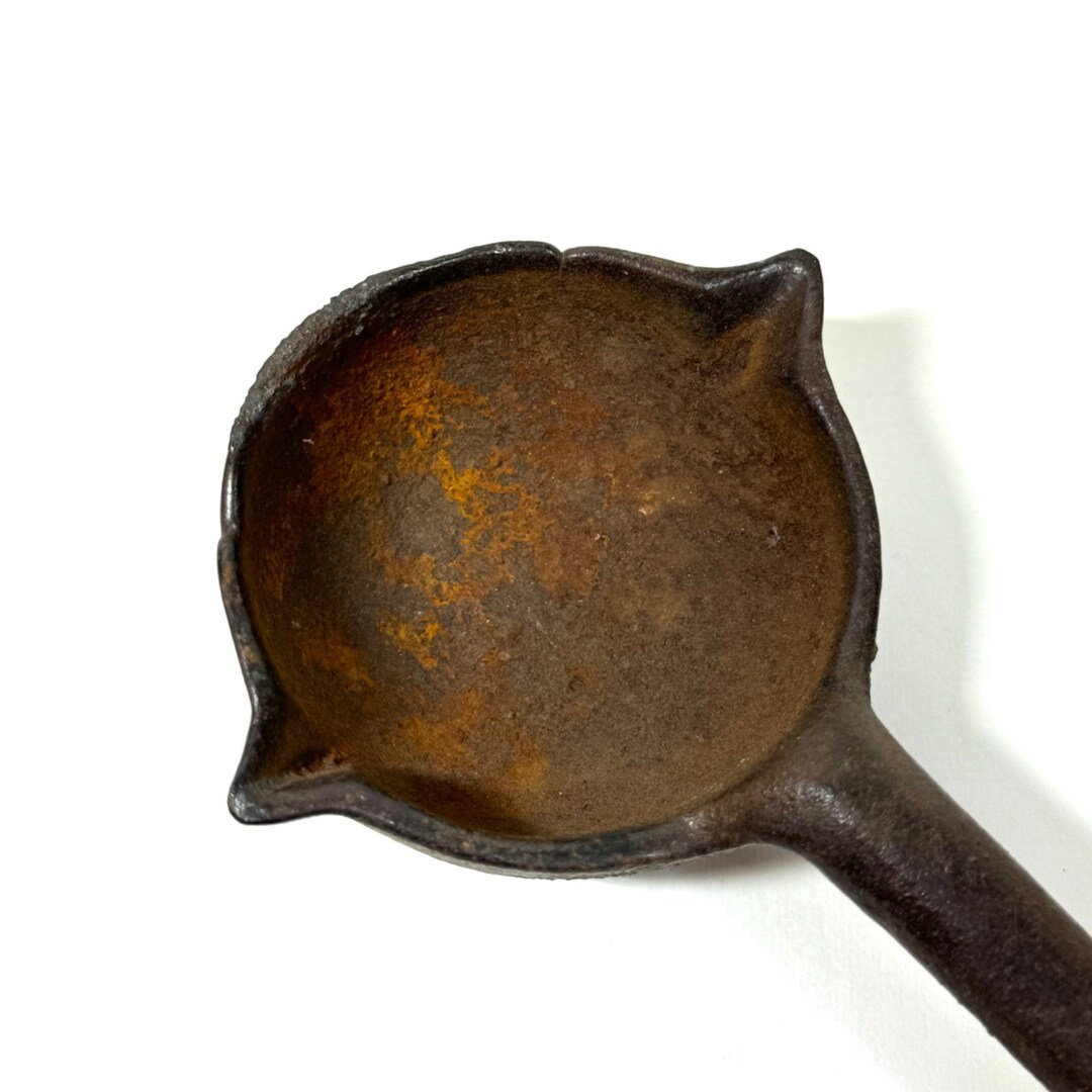 Antique/vintage Cast Iron Smelter’s Ladle Molten Metal - Etsy