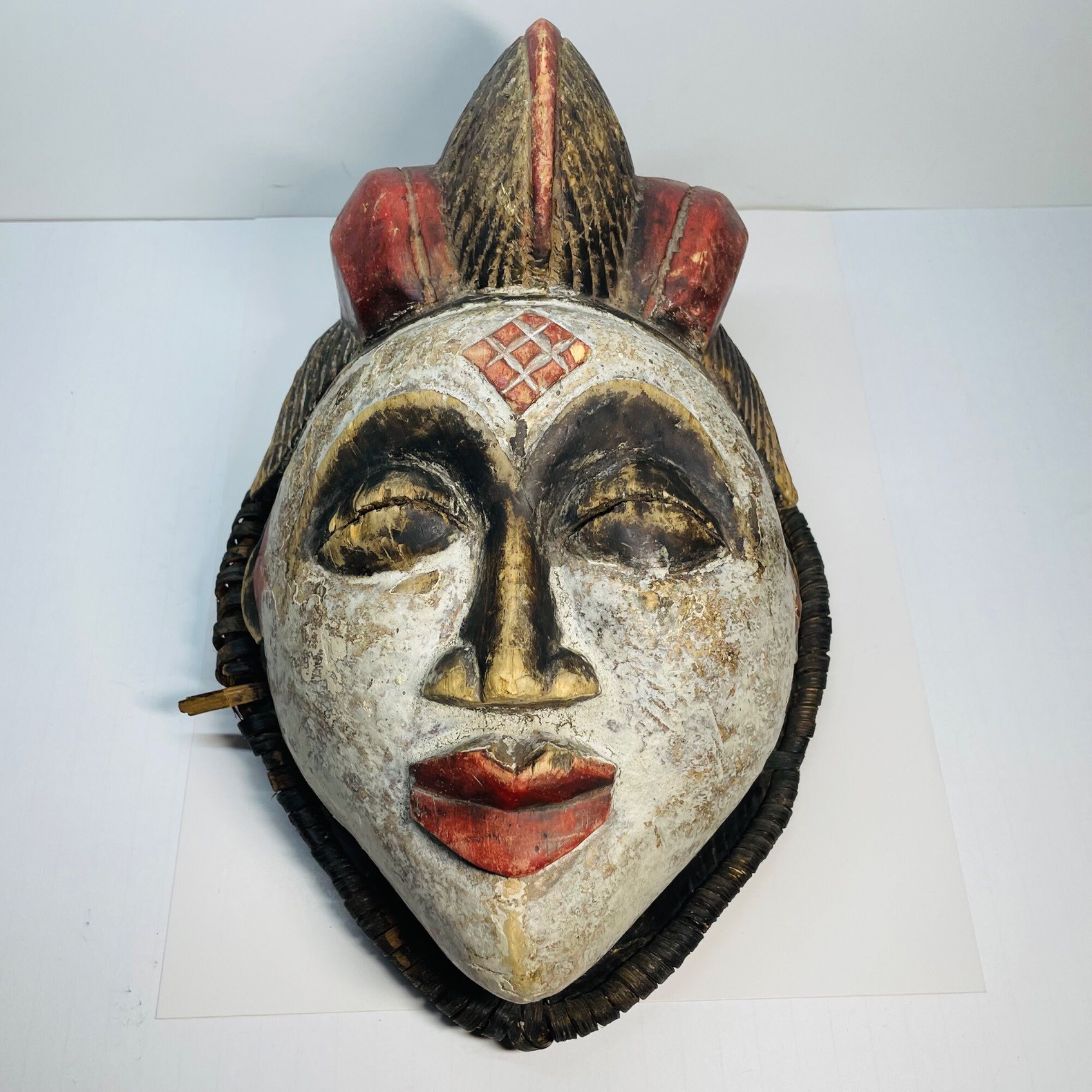 Vintage Hand Carved Wooden African Puna Mask - Etsy