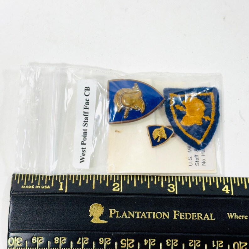 Vintage West Point U.S. Military Academy Staff and Faculty Pins Patch ...