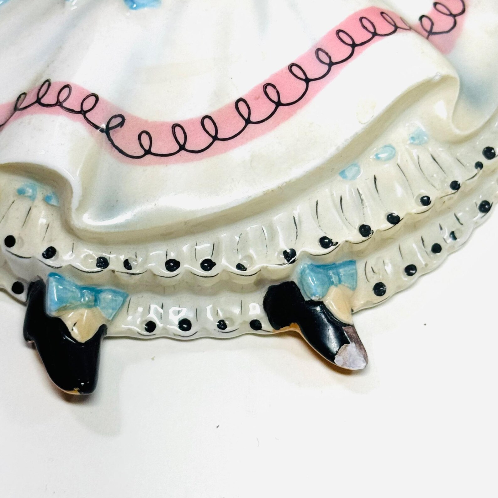 Vintage Pair LEFTON Miss Dainty Wall Pockets Vases Girls - Etsy