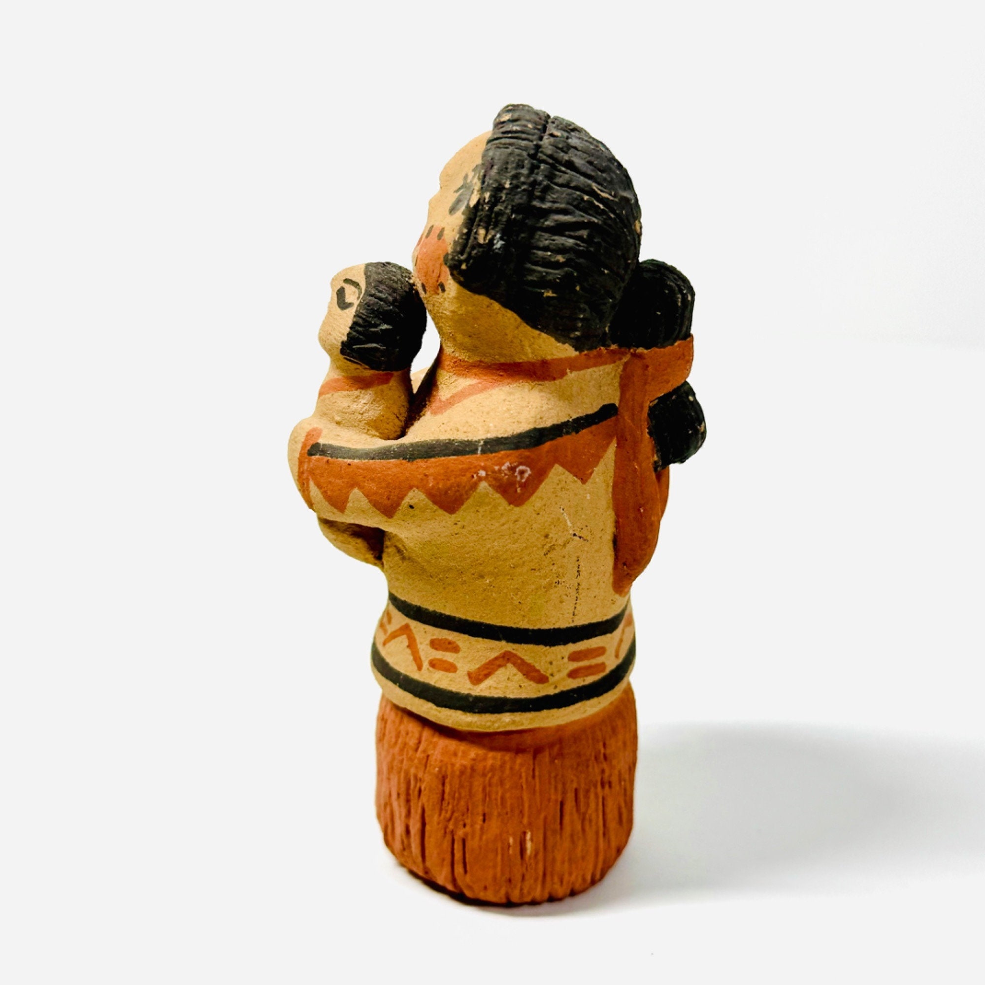 Small Native American Pueblo Clay Storyteller Figurine Signed C. Fragua ...