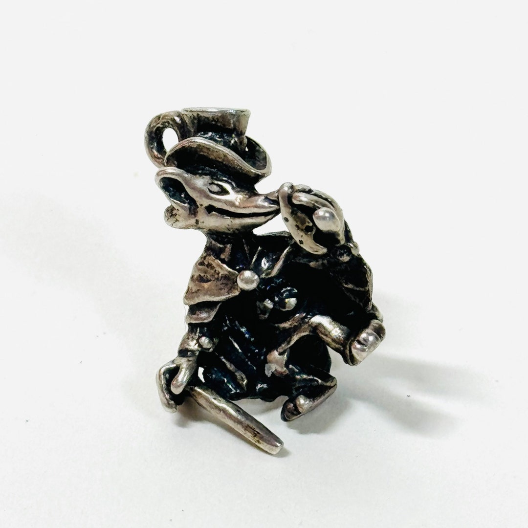 Vintage Disney 1940’s HONEST JOHN Sterling Silver Charm HTF - Etsy