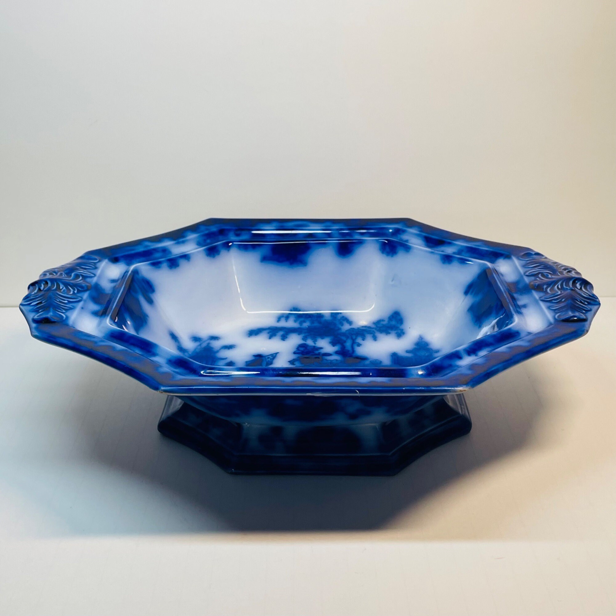 Antique J&G Alcock Scinde Flow Blue Casserole Serving Dish - Etsy