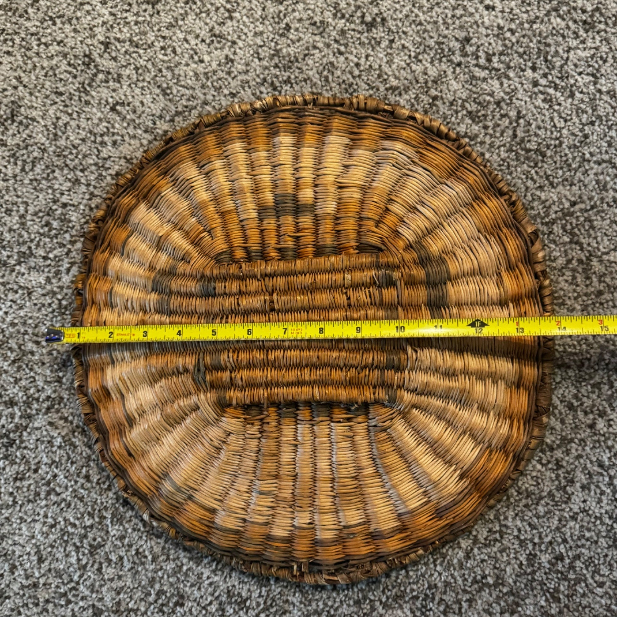 Vintage Native American HOPI 14 Basketweave Wall Plaque Polychrome - Etsy