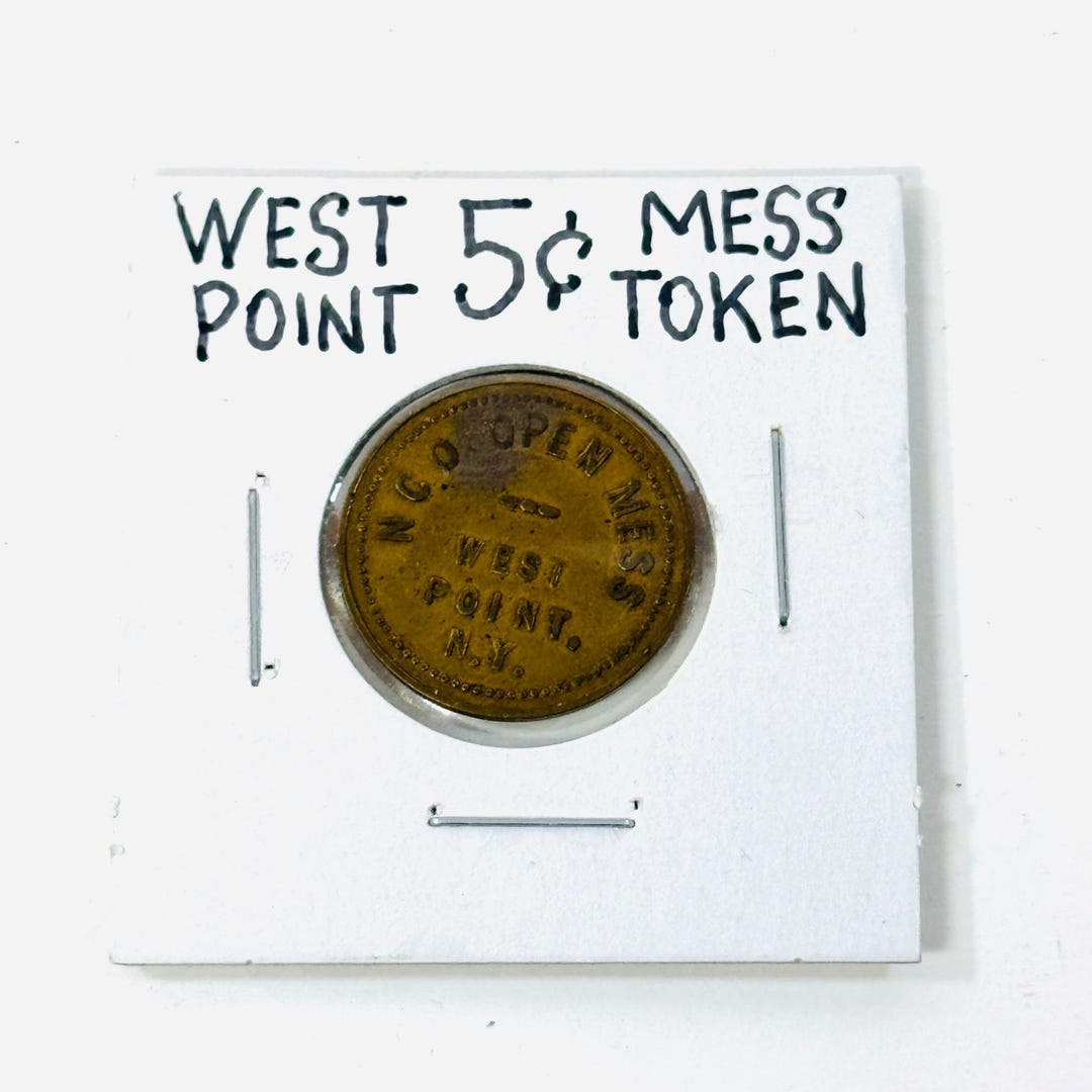 Vintage West Point 5 Cent Mess Token - Etsy