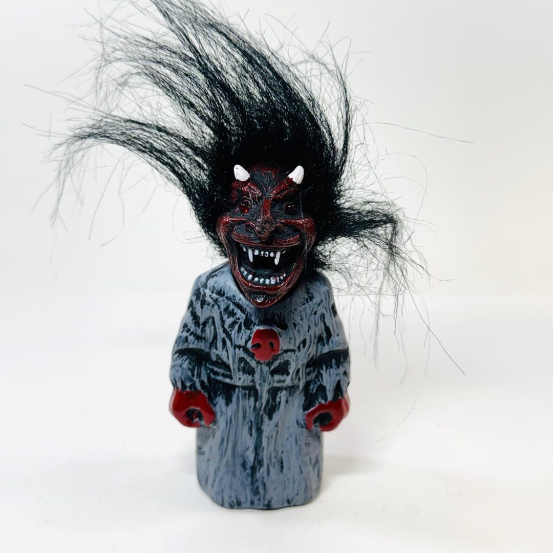 Halloween Pocket Screamer Horned Devil Demon Eyes Light up WORKS - Etsy