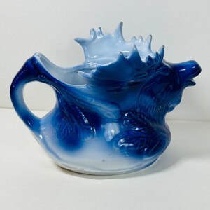 Vintage Flo Blue Moose Pitcher Milk Creamer Large - Etsy