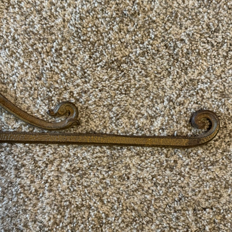 Vintage Scroll Swing Arm Curtain Rod or Plant Holder No Bracket - Etsy