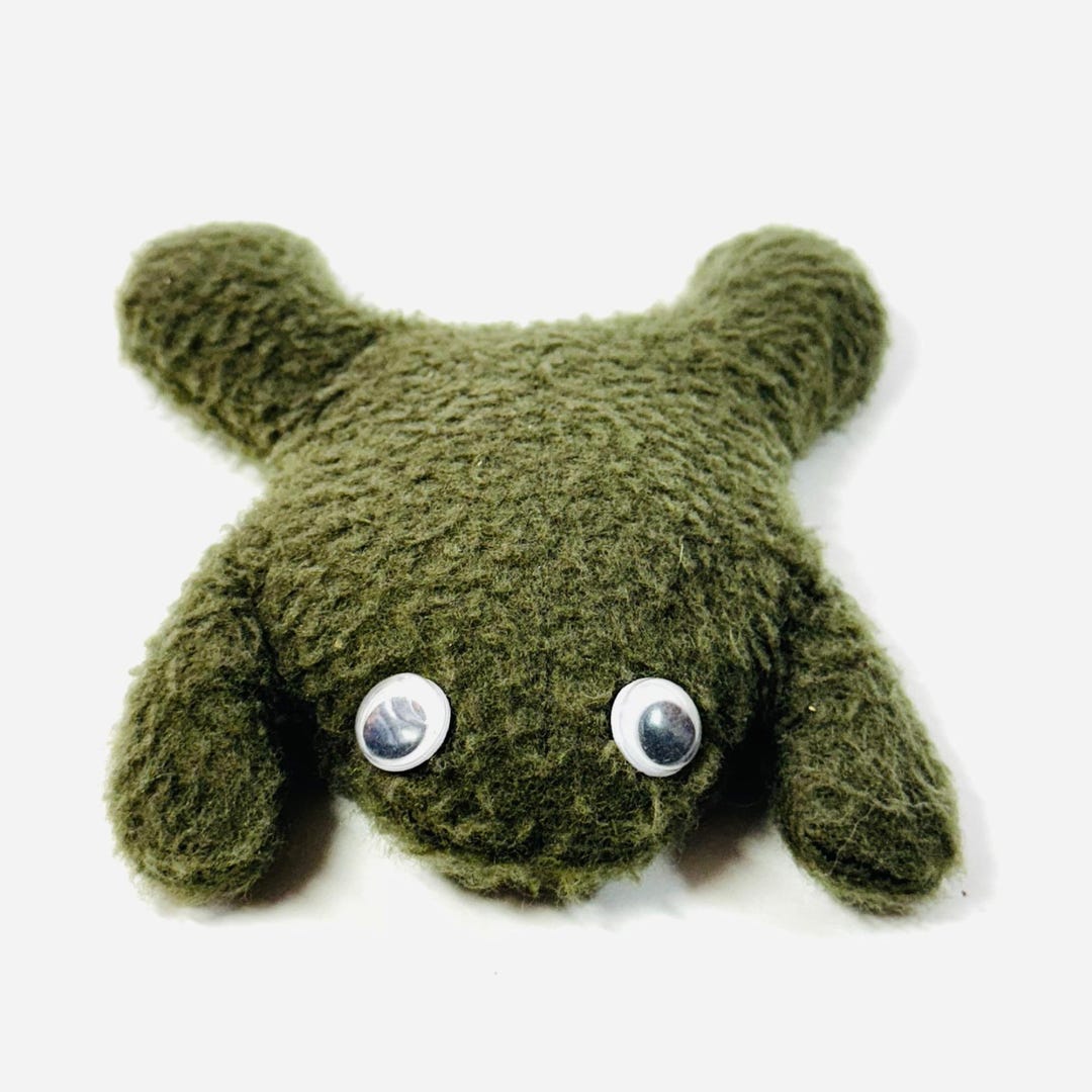 Vintage Small Old Googly Eyed Frog Plush Eyes Sewn on SO CUTE - Etsy