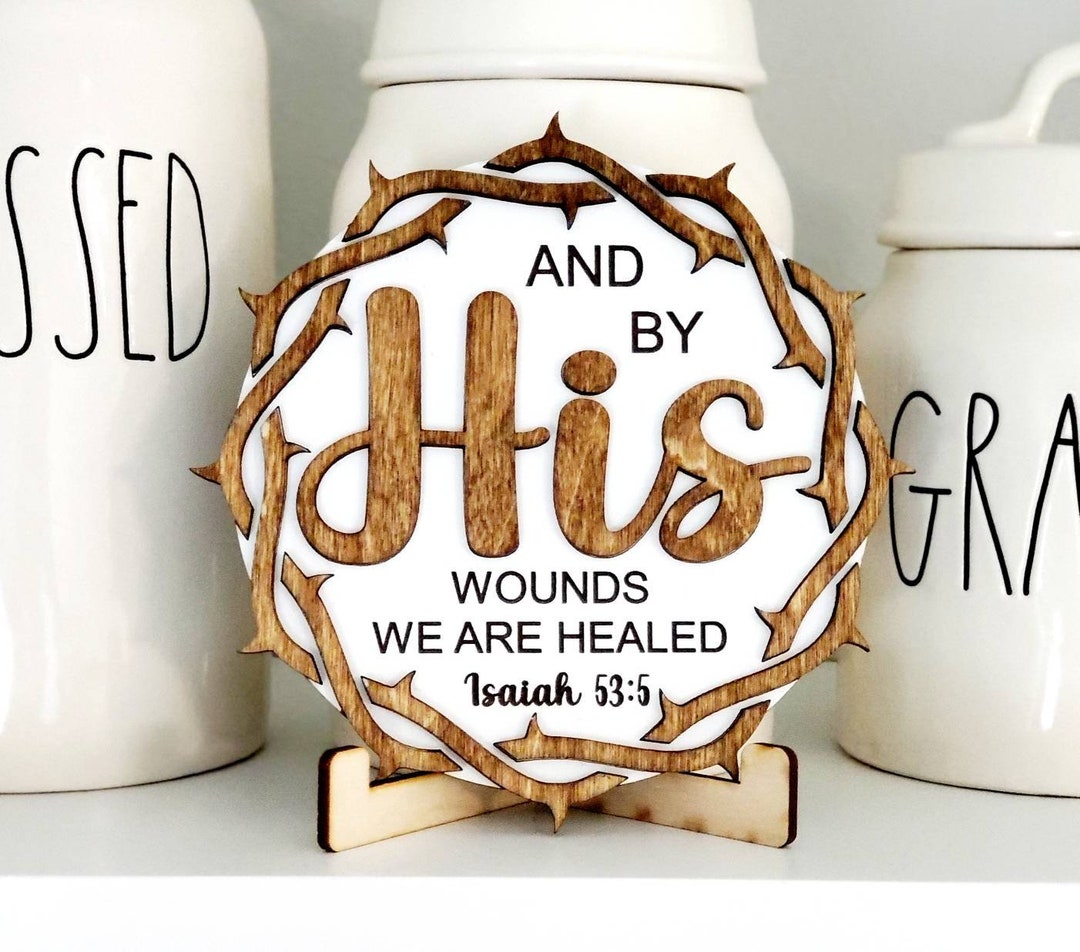 3D Christian Easter Sign: Religious Tiered Tray Decor - Etsy