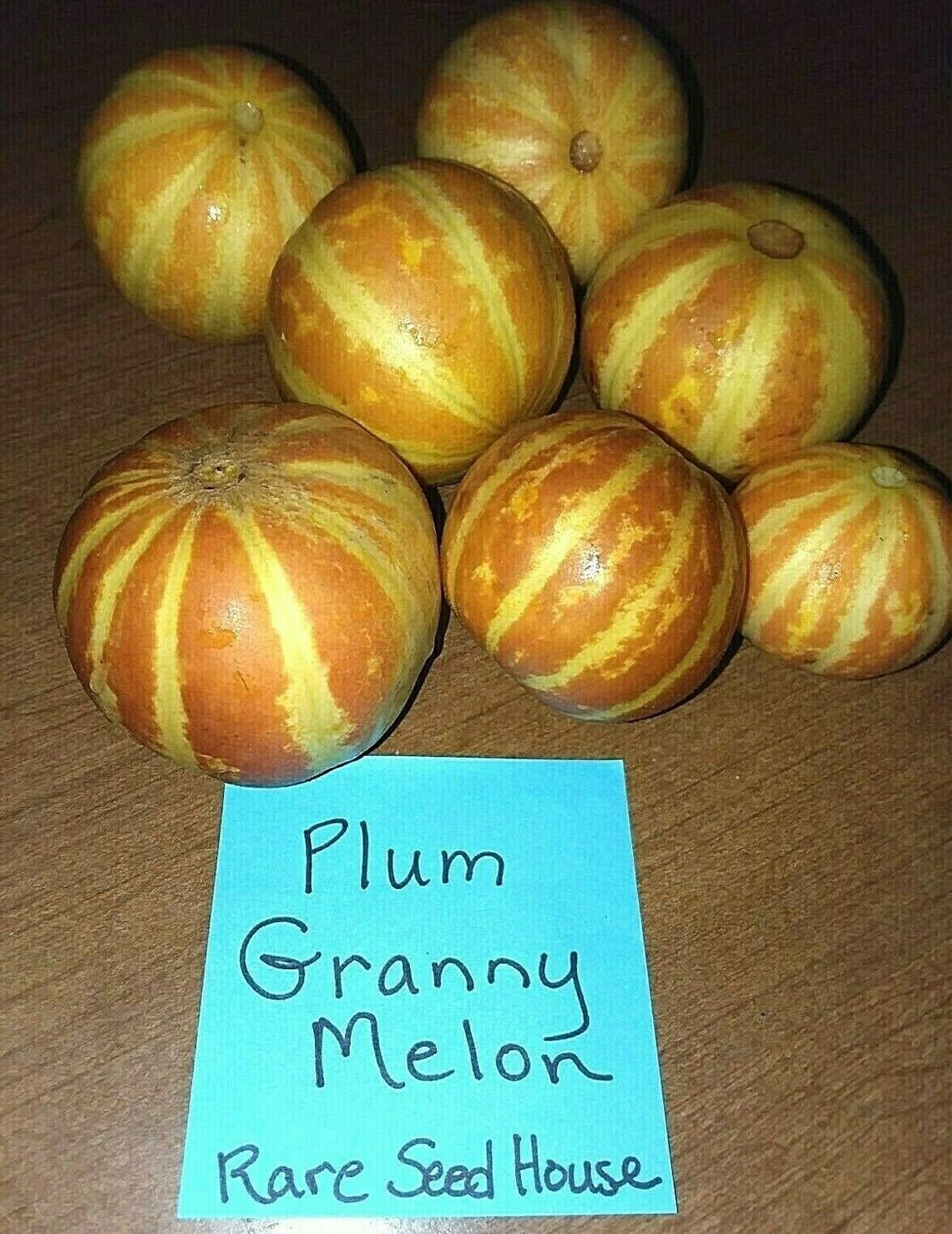 Plum Granny Melon Seeds Mini Melon's 15 Seeds Loads - Etsy