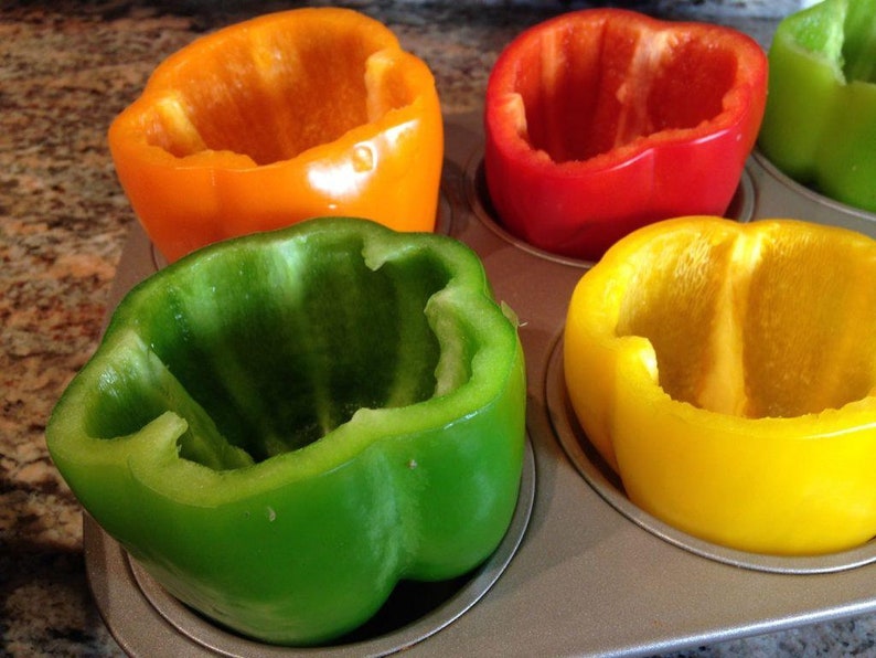 Four Color Mix Bell Peppers - Etsy