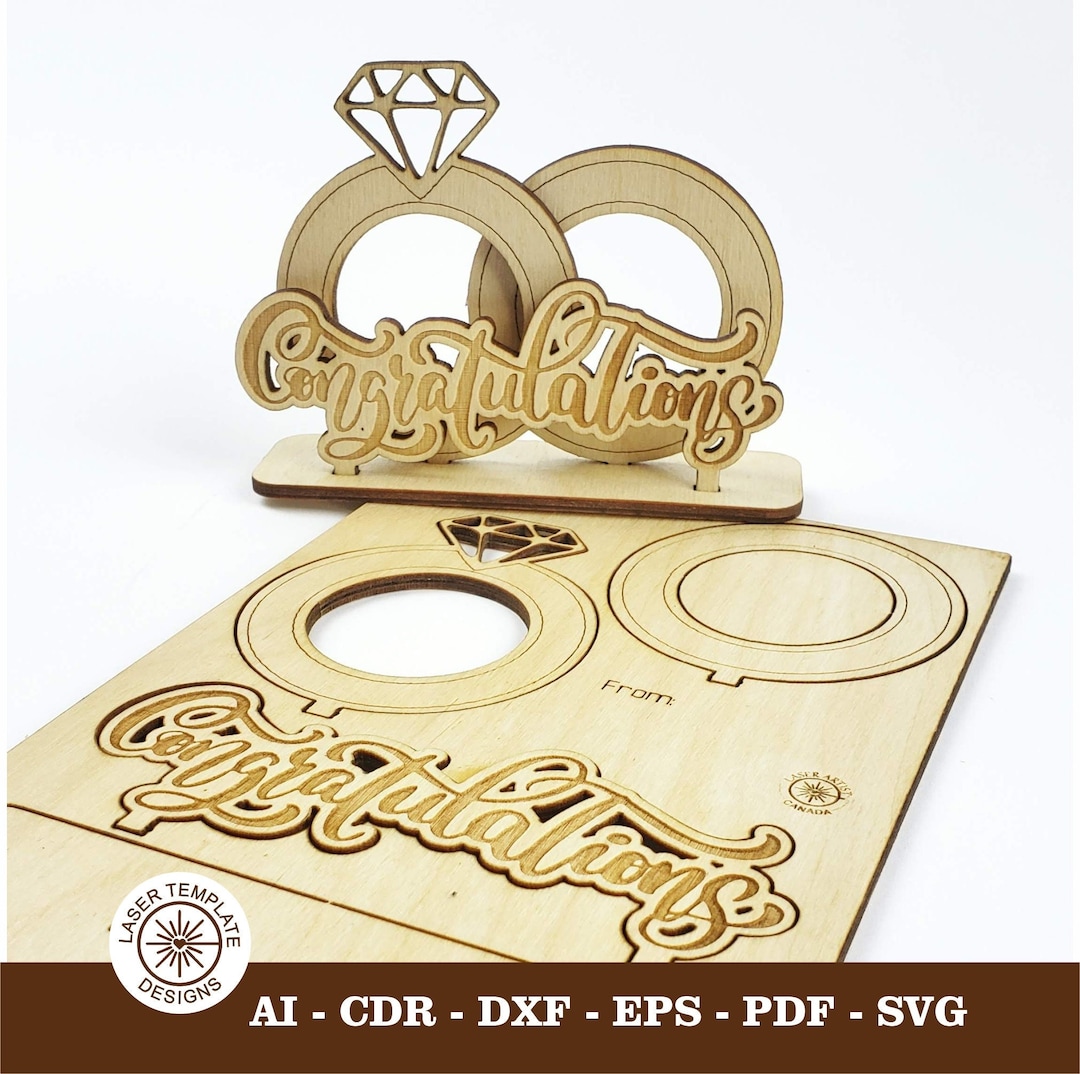 Congratulations, Mr & Mrs! Laser Cut Templates for Stunning Wedding ...