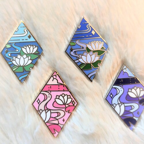 Lily Pond: Enamel Pin Collection - Etsy