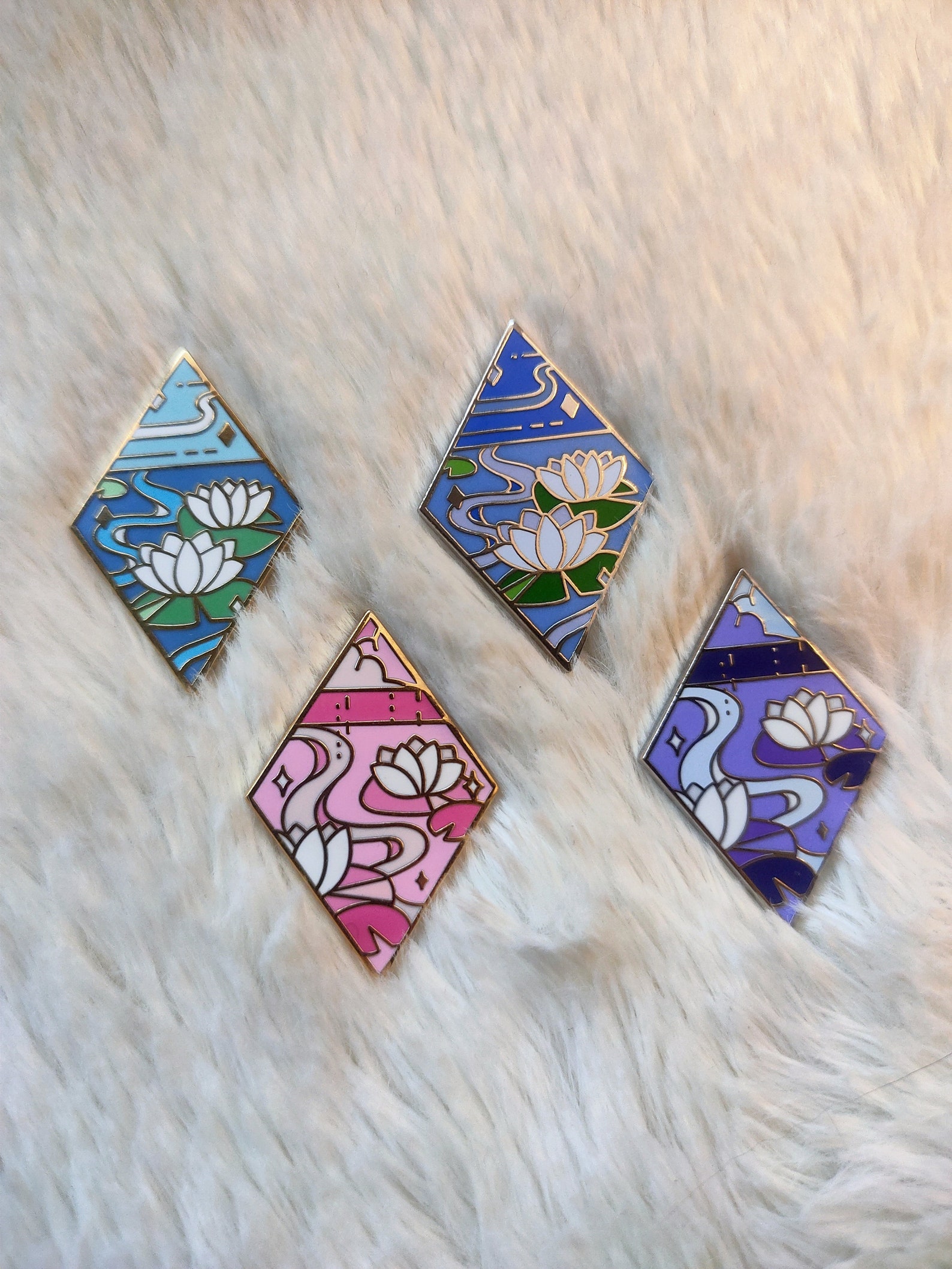 Lily Pond: Enamel Pin Collection - Etsy