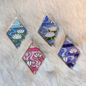 Lily Pond: Enamel Pin Collection - Etsy