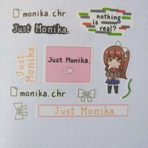 DDLC Monika Sticker Sheet Stationery for Planners, Bullet Journals ...