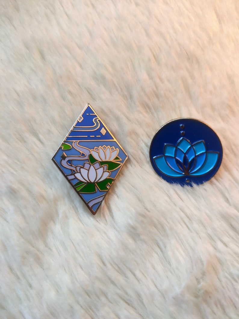 Lily Pond: Enamel Pin Collection - Etsy