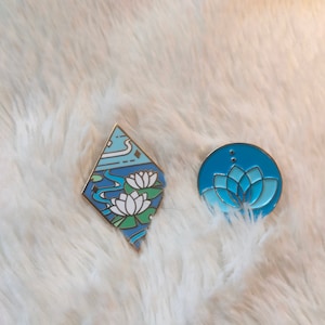 Lily Pond: Enamel Pin Collection - Etsy