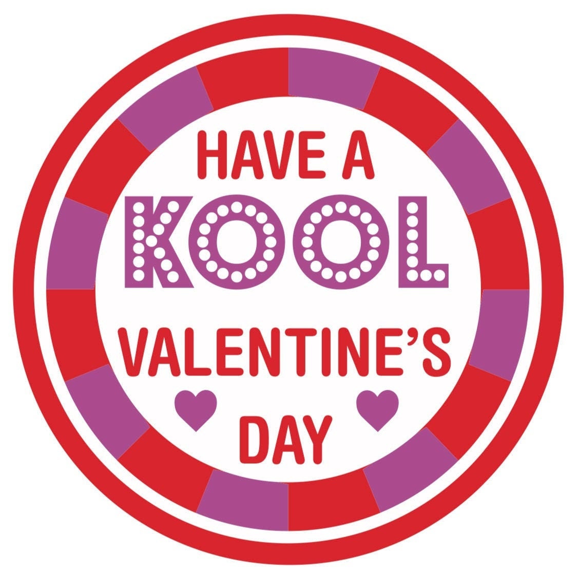 Kool Valentine’s Stickers- Avery 5294 - Etsy