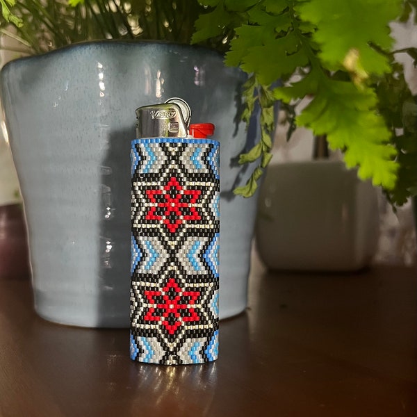 Beaded Lighter Cover - Etsy