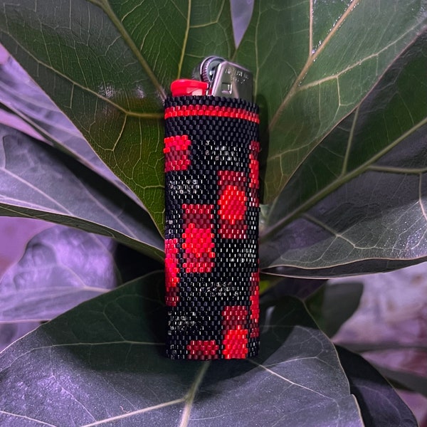 Beaded Lighter Cover - Etsy