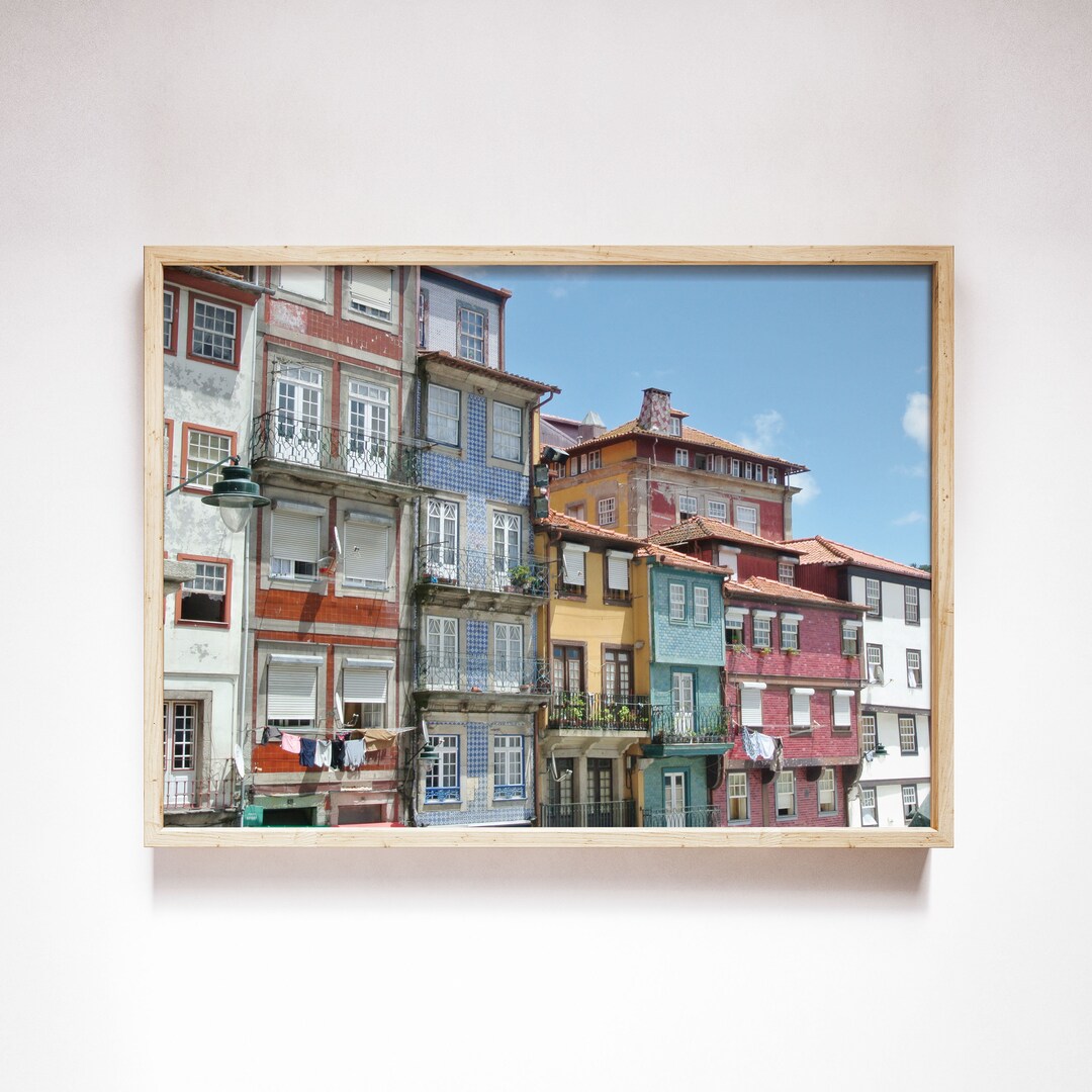 Rainbow Buildings Print, Photography Wall Decor, Downloadable Prints ...