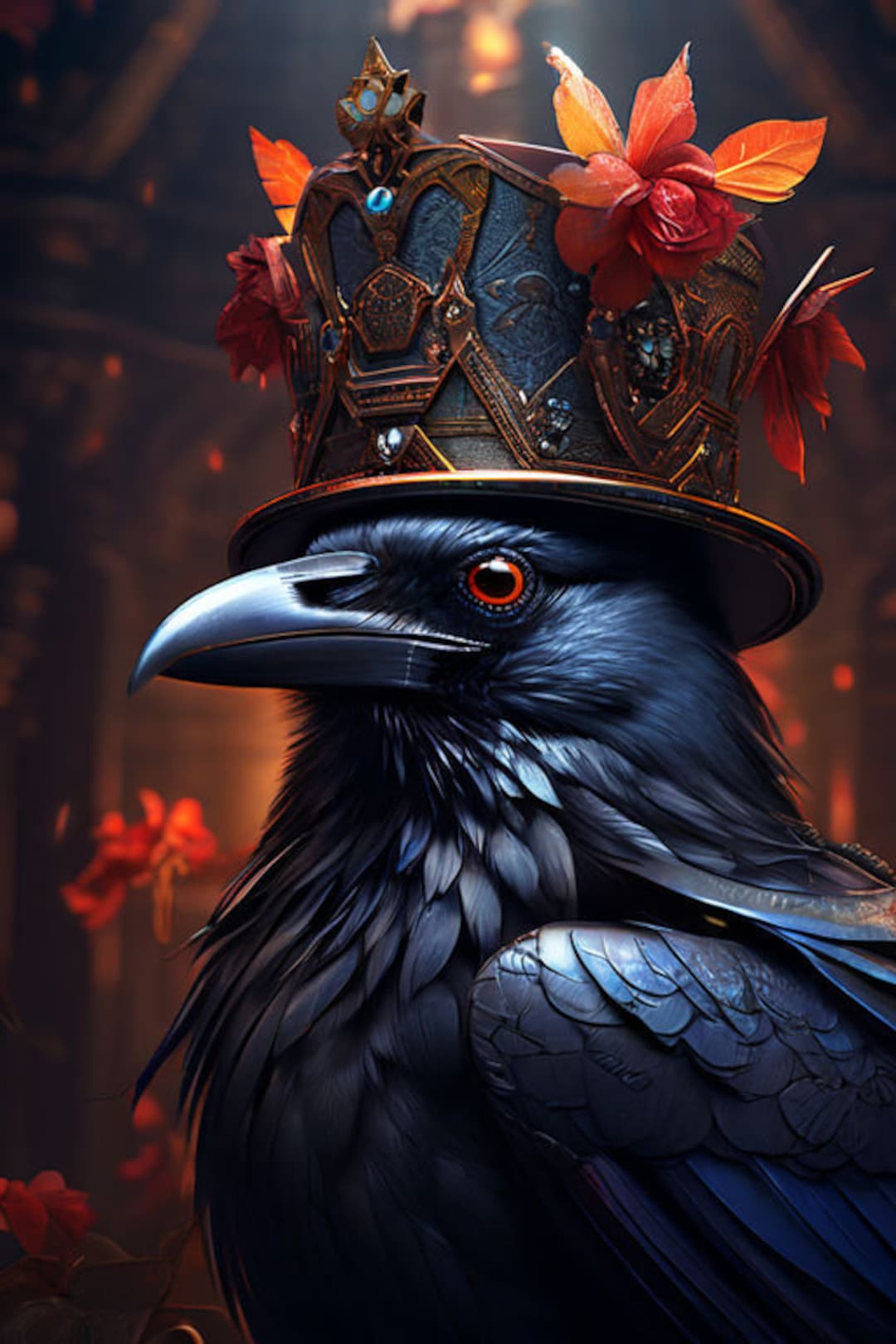 Ai Crow Prints - Etsy